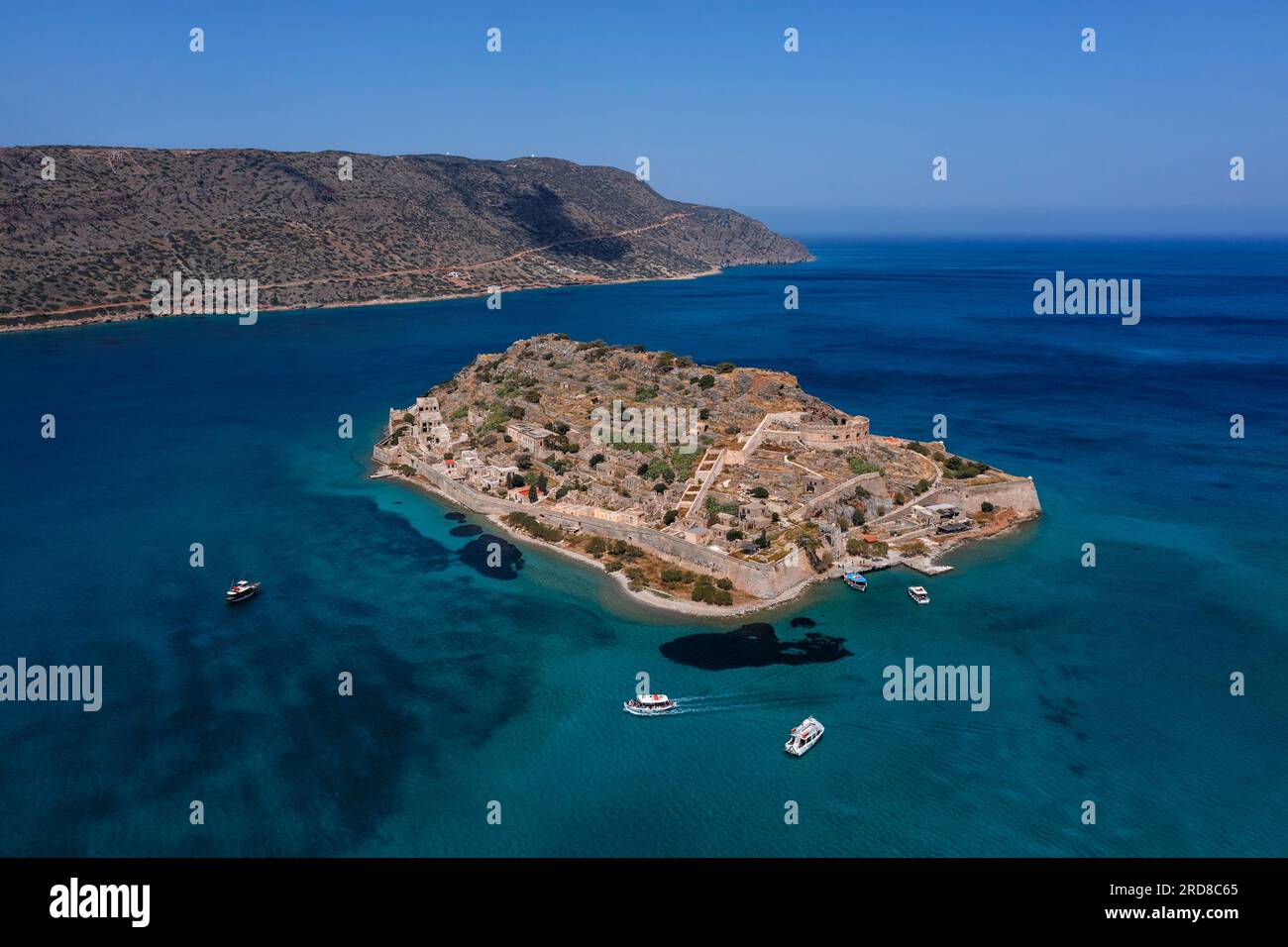 Spinalonga Island, Elounda, Mirabello Gulf, Lasithi, Crete, Greek ...