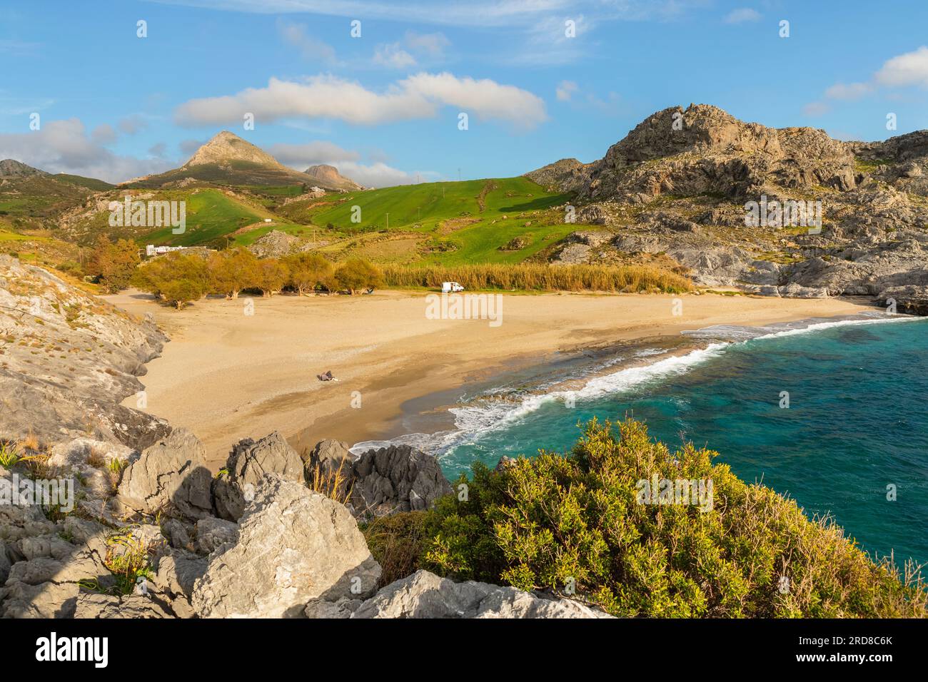 Ammoudi Beach, Plakias, Rethymno, Crete, Greek Islands, Greece, Europe ...