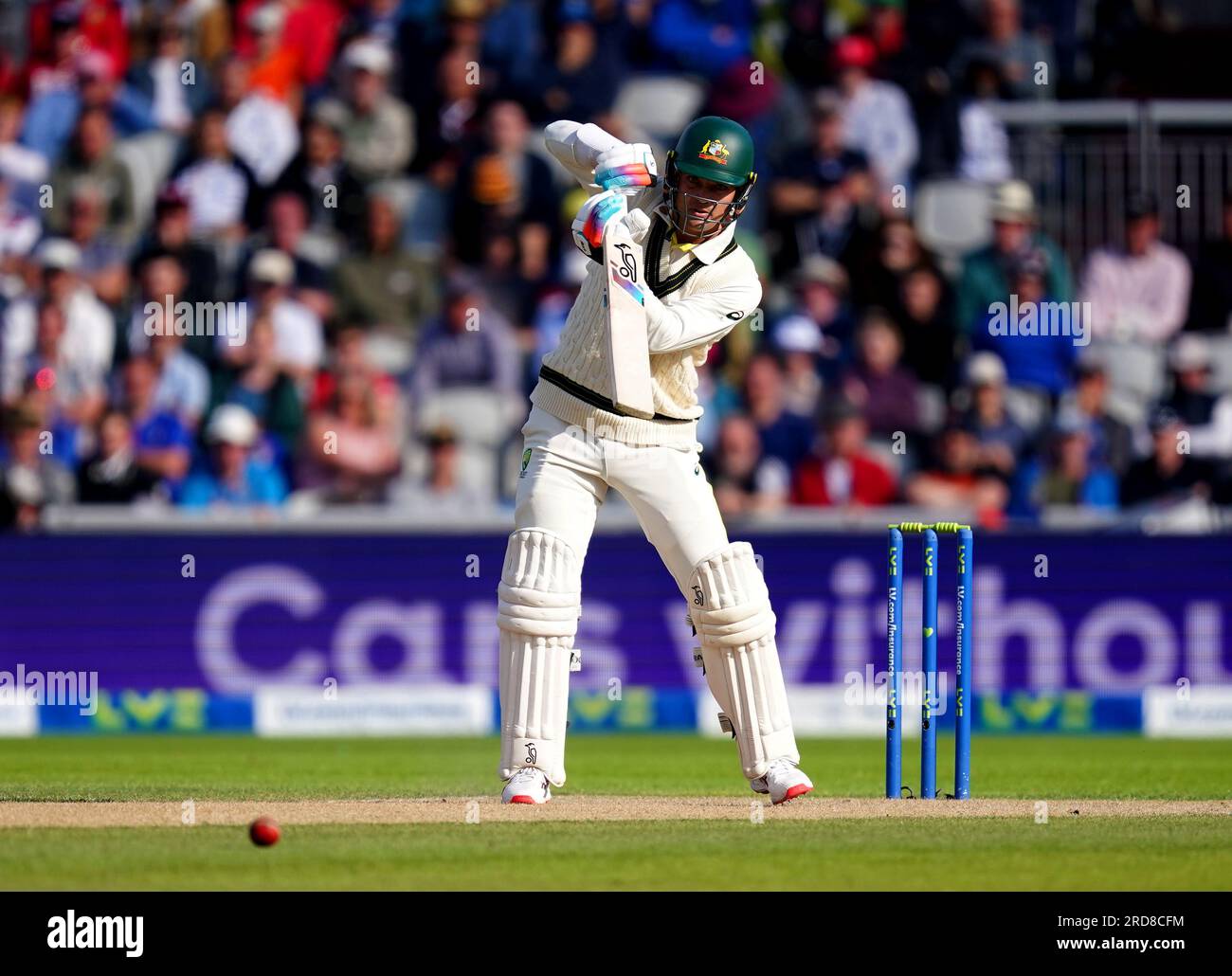 Australia's Alex Carey bats on day one of the fourth LV= Insurance ...