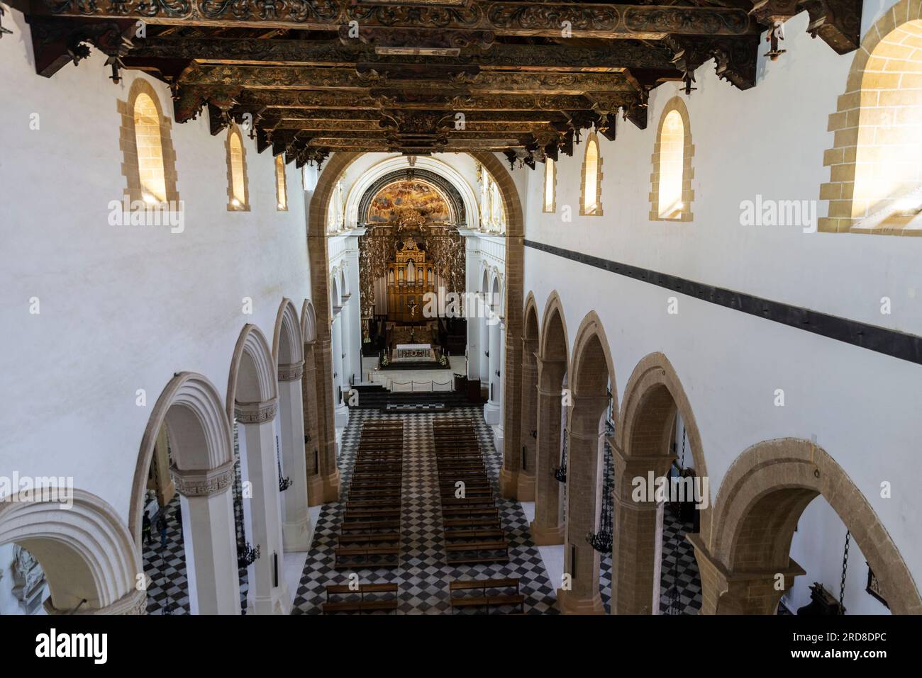 Interior of the Cathedral of Saint Gerland or San Gerlando in the old ...