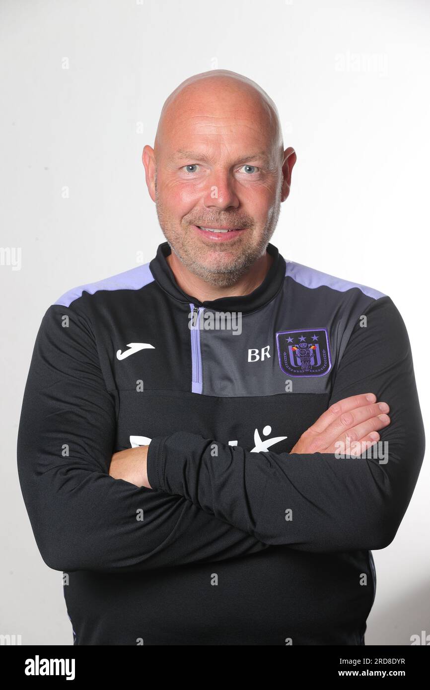 Brussels, Belgium. 19th July, 2023. Anderlecht's head coach Brian ...