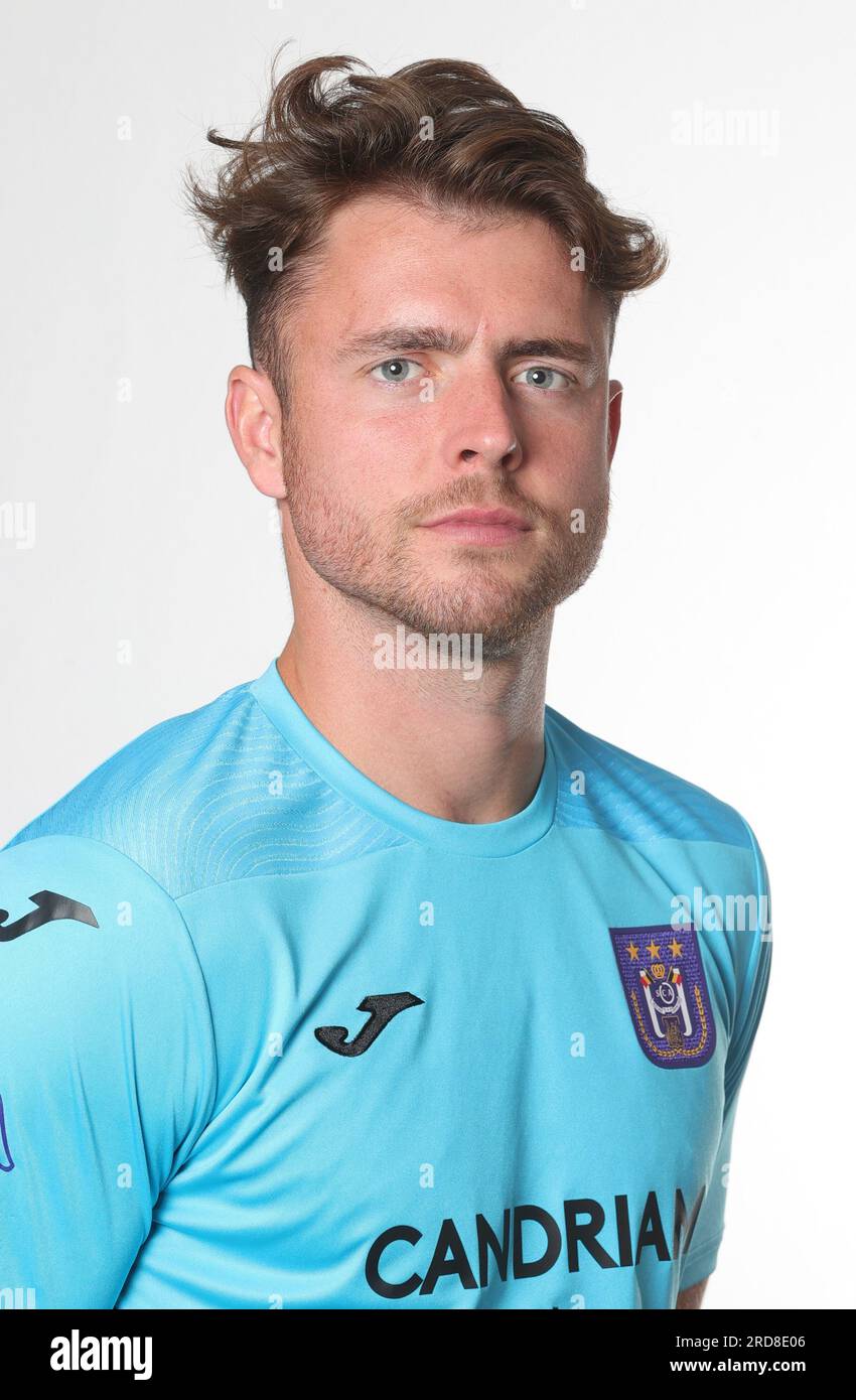 Brussels, Belgium. 19th July, 2023. Anderlecht's goalkeeper Colin ...