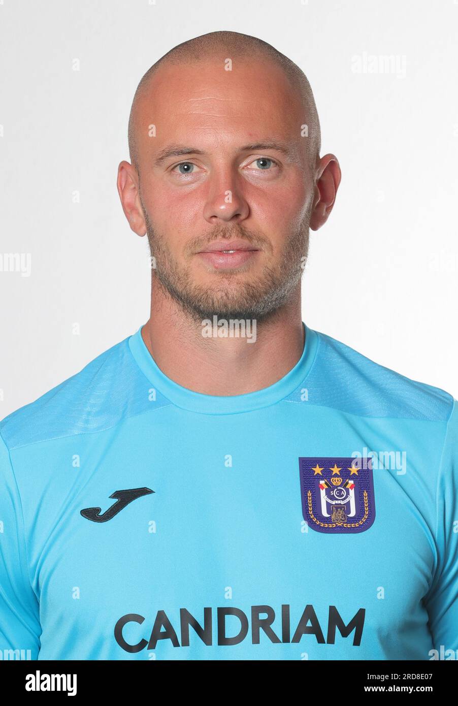 Brussels, Belgium. 19th July, 2023. Anderlecht's goalkeeper Maxime ...