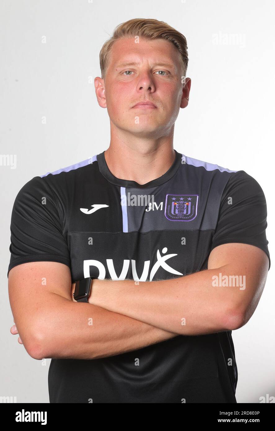Brussels, Belgium. 19th July, 2023. Anderlecht's goalkeeper coach ...