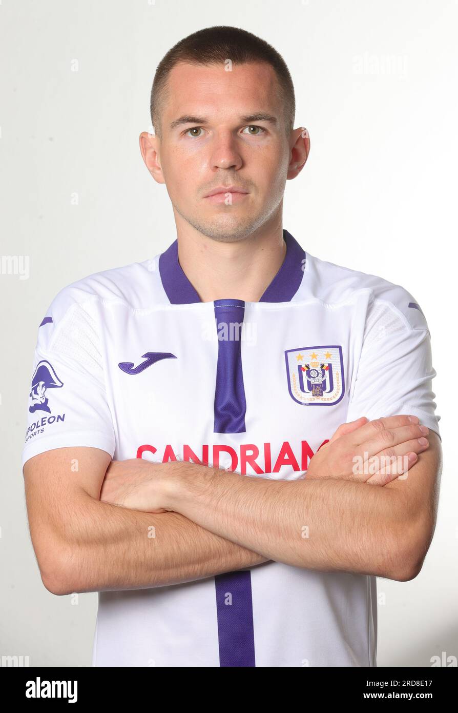 Brussels, Belgium. 19th July, 2023. Anderlecht's Bogdan Mychalichenko ...