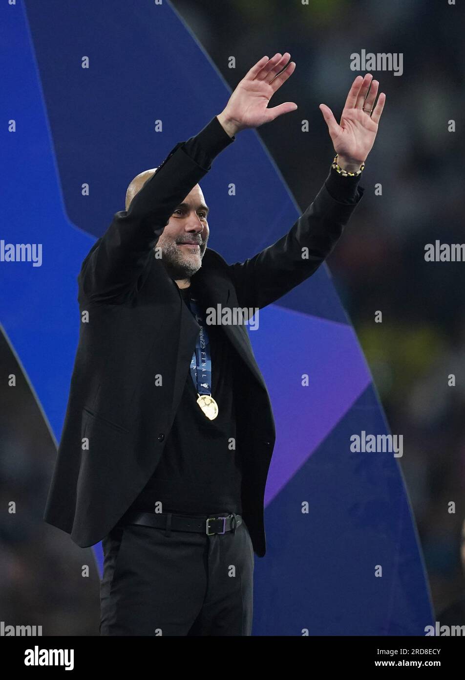 Pep guardiola celebrates 2023 hi-res stock photography and images - Alamy