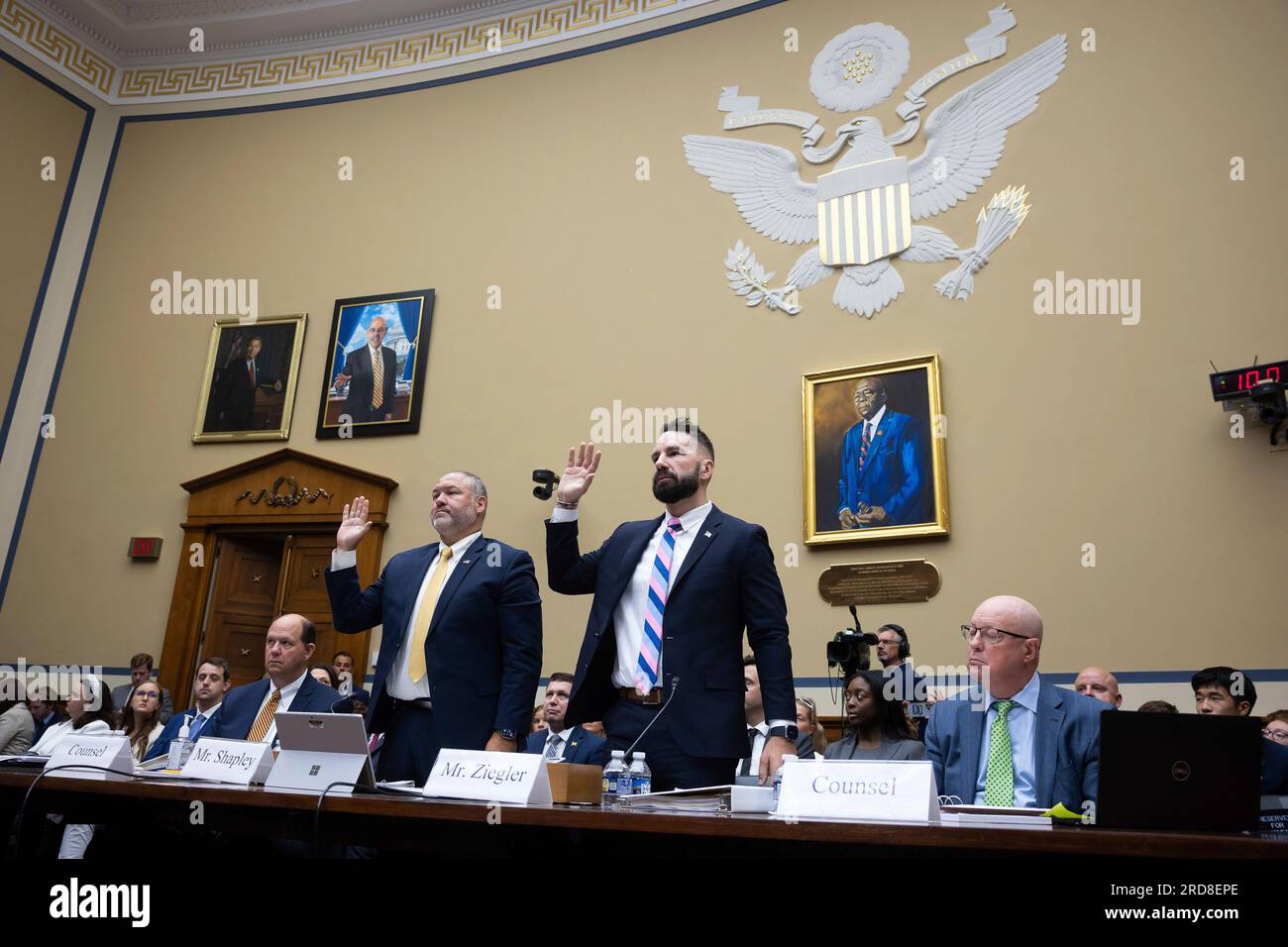 Internal Revenue Service whistleblowers Gary Shapley and Joseph Ziegler ...