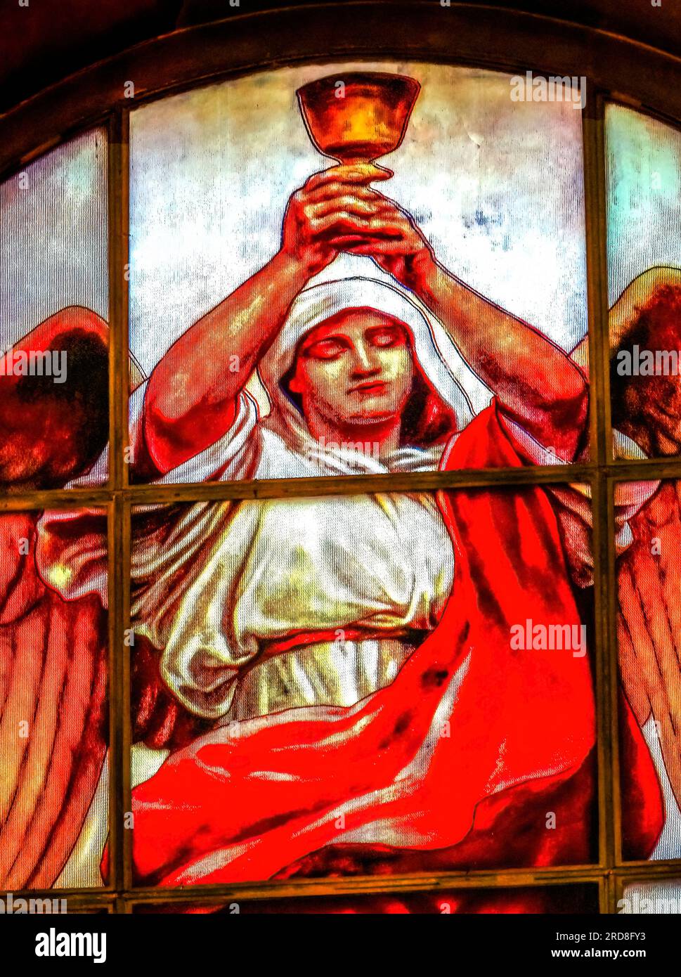 Angel Eucharist Cup Stained Glass Berlin Cathedral Berliner Dom Berlin ...