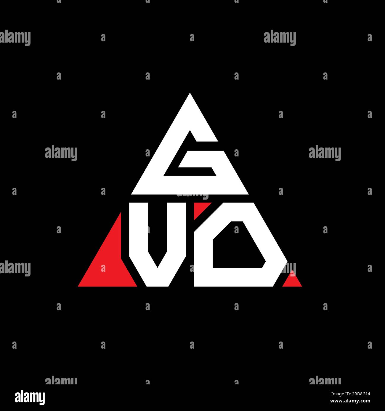 Gvo logo design hi-res stock photography and images - Alamy