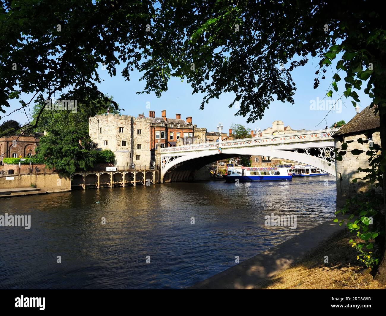 Lendal Bridge over the River Ouse, York, Yorkshire, England, United ...