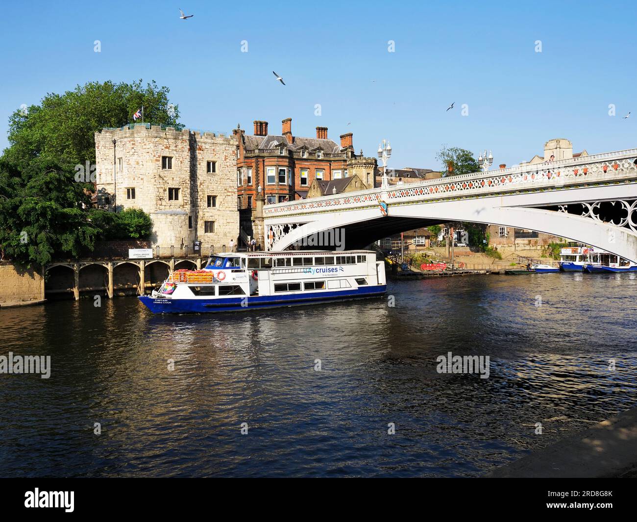 Lendal Bridge over the River Ouse, York, Yorkshire, England, United ...