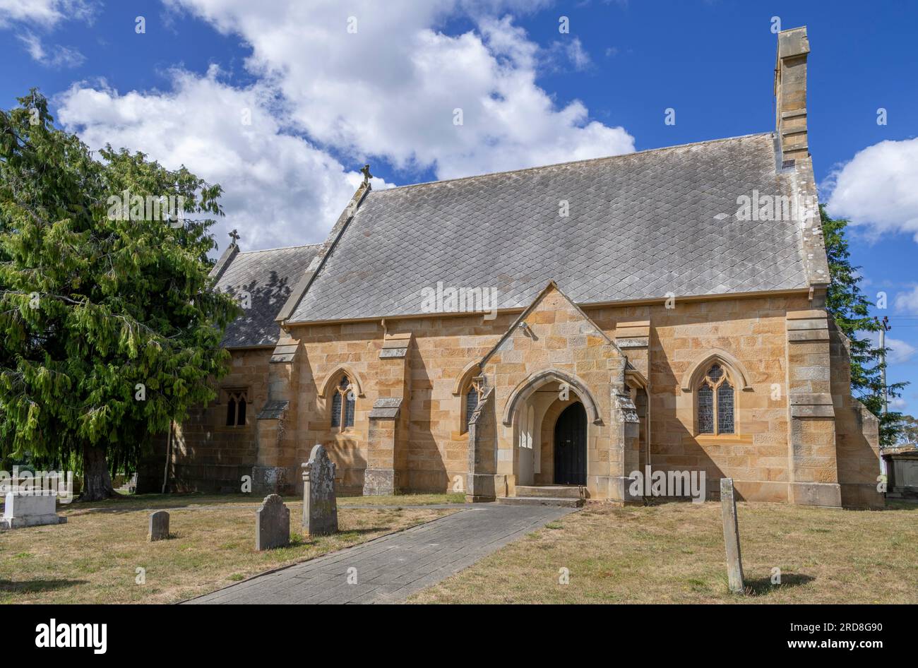 St John's Baptist Church Buckland Tasmania Australia Stock Photo - Alamy