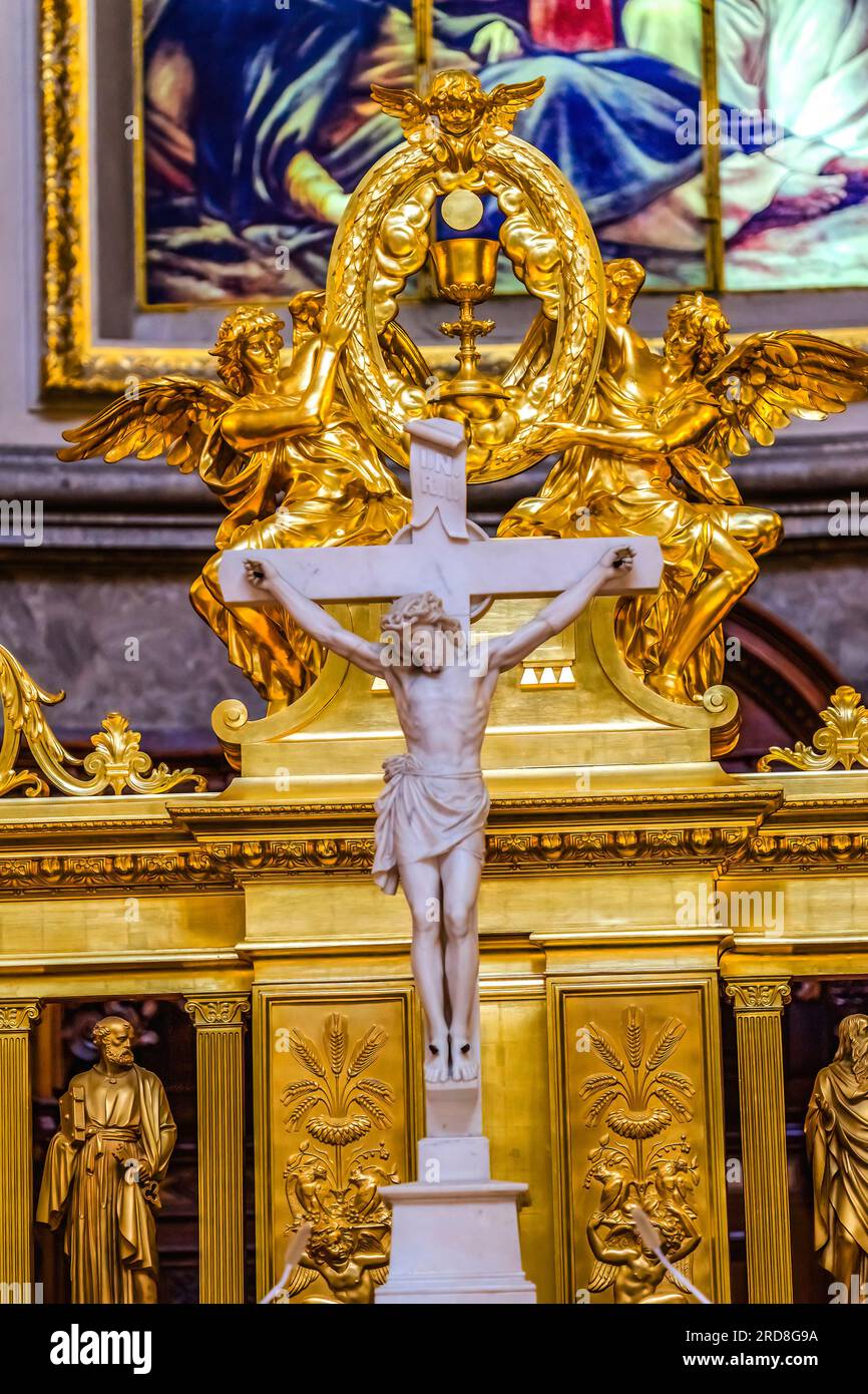 Crucifix Cross Christ Altar Berlin Cathedral Berliner Dom Berlin ...