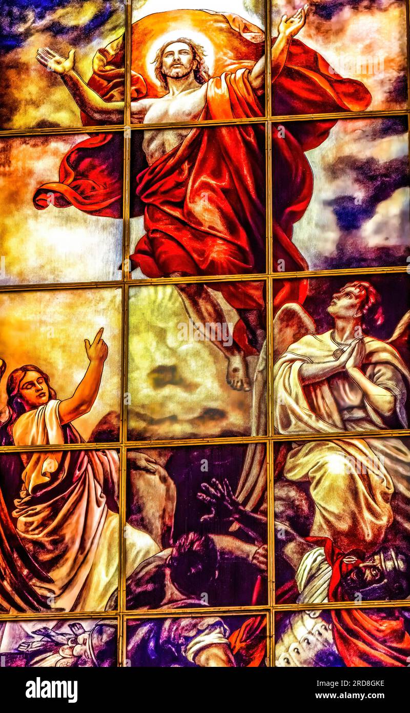 Jesus rising to heaven hi-res stock photography and images - Alamy