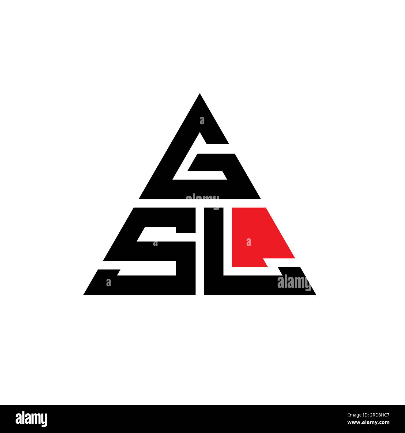GSL triangle letter logo design with triangle shape. GSL triangle logo design monogram. GSL ...