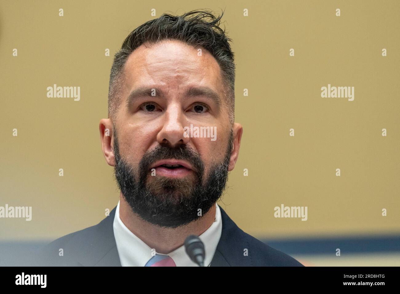 IRS Criminal Investigator Joseph Ziegler testifies during a House ...