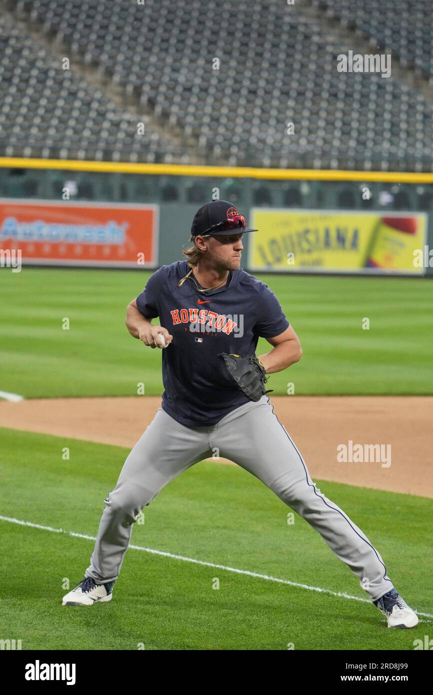 July 18 2023 Houston infielder Grae Kessinger (16) before the game with ...
