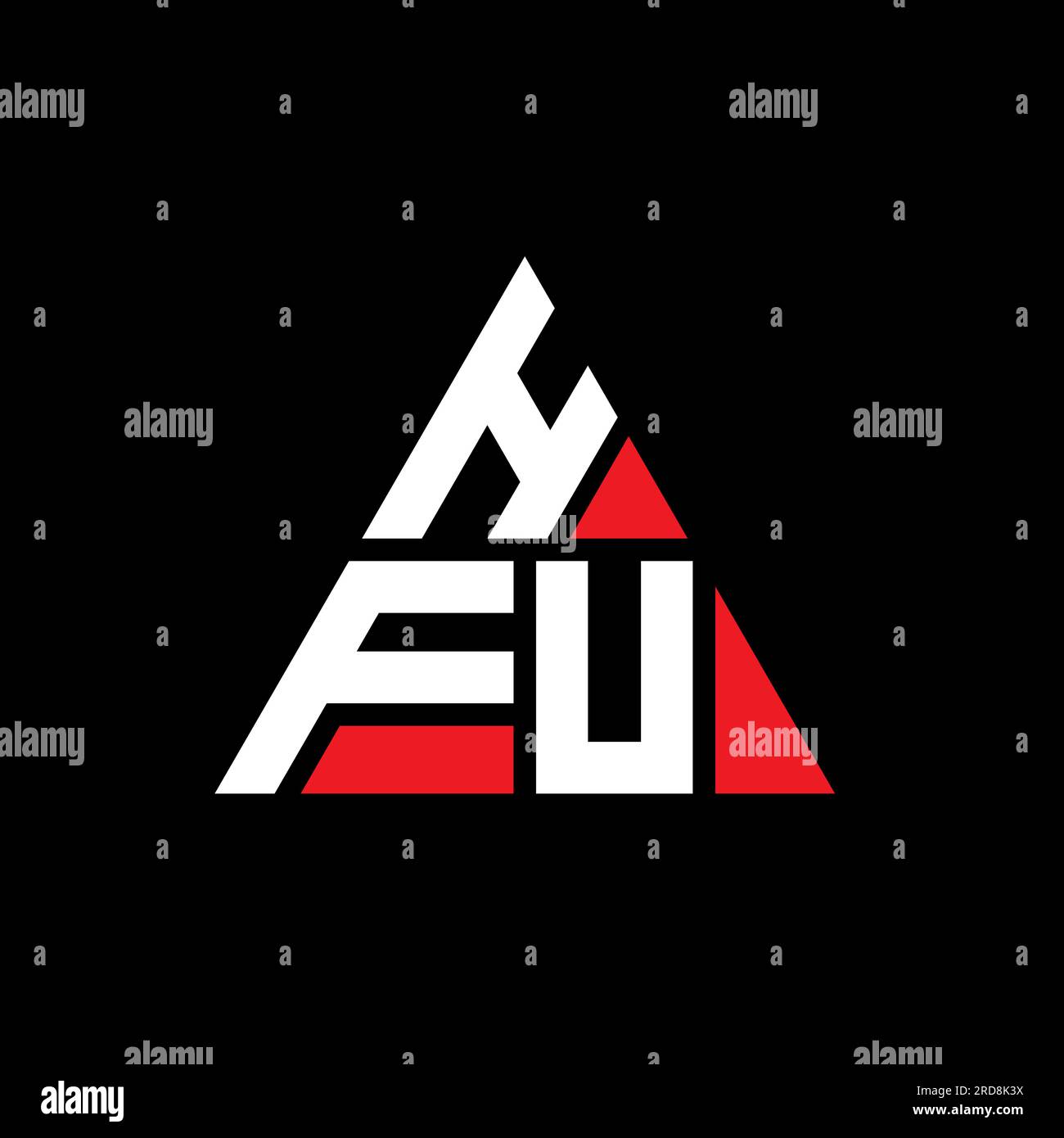 Hfu logo design hi-res stock photography and images - Alamy