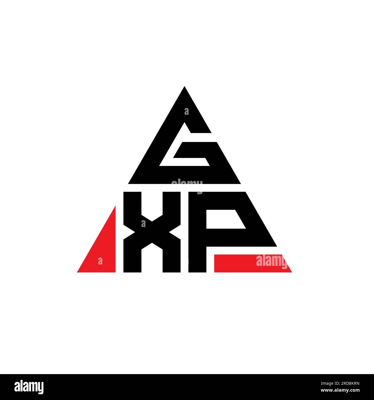 GXP triangle letter logo design with triangle shape. GXP triangle logo design monogram. GXP ...
