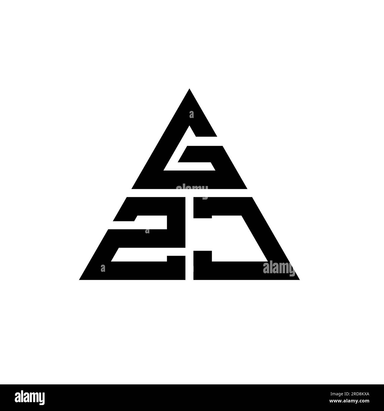 Gzj font Stock Vector Images - Alamy