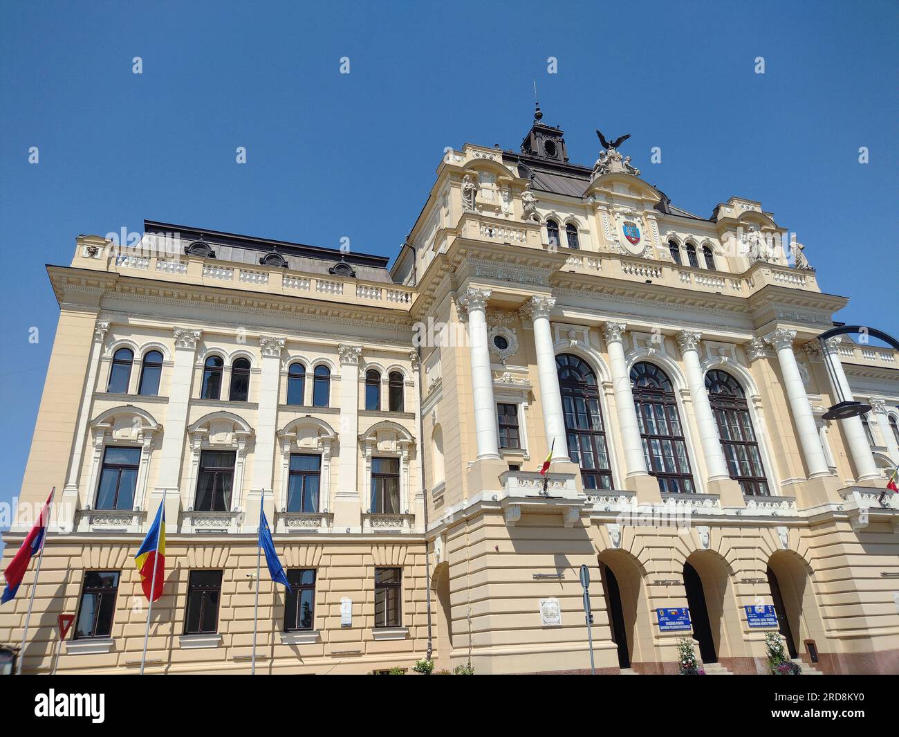 Oradea City Hall building. Romania Stock Photo - Alamy