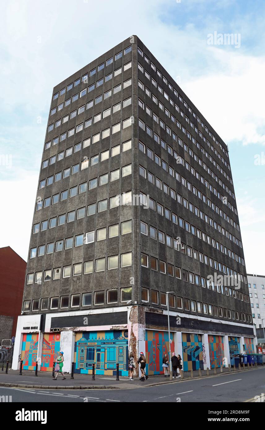 Fanum House in Belfast which was built in the 1960s by Ian Campbell ...