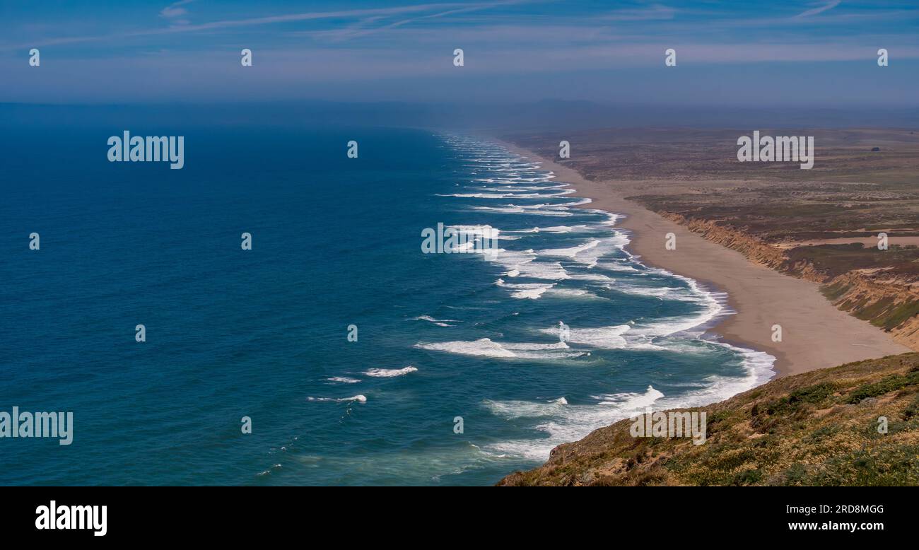 POINT REYES, CALIFORNIA, USA - Point Reyes National Seashore. Ten Mile ...