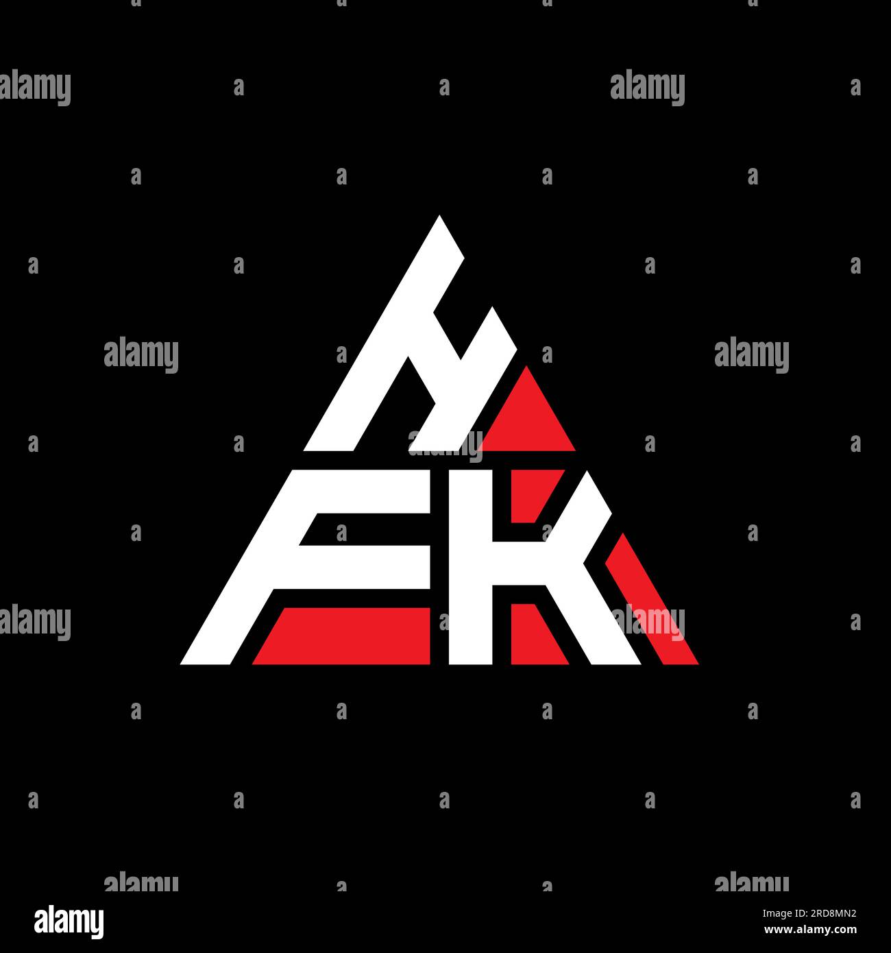 Hfk logo design hi-res stock photography and images - Alamy