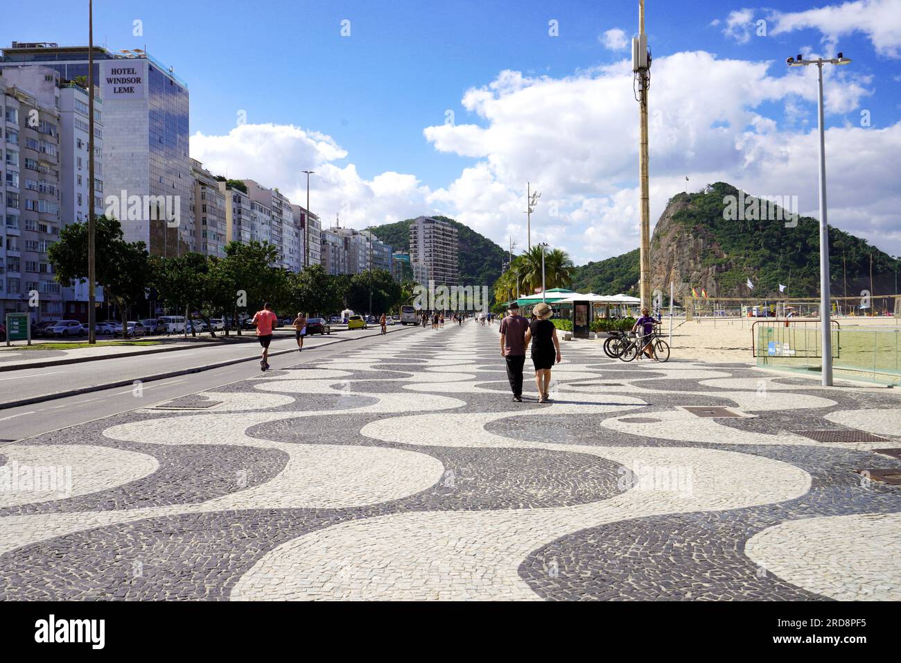 RIO DE JANEIRO, BRAZIL - JUNE 20, 2023: Copacabana famous beach ...