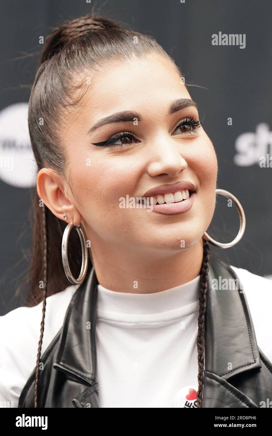 New York, NY, USA. 19th July, 2023. Enisa Nikaj at the press conference ...