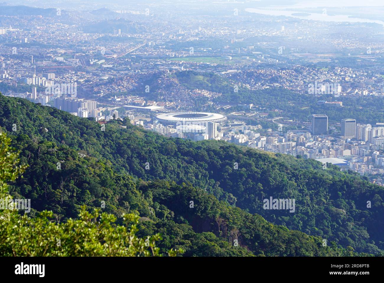 Aerial view with Maracana neighborhood and in the middle of the picture ...