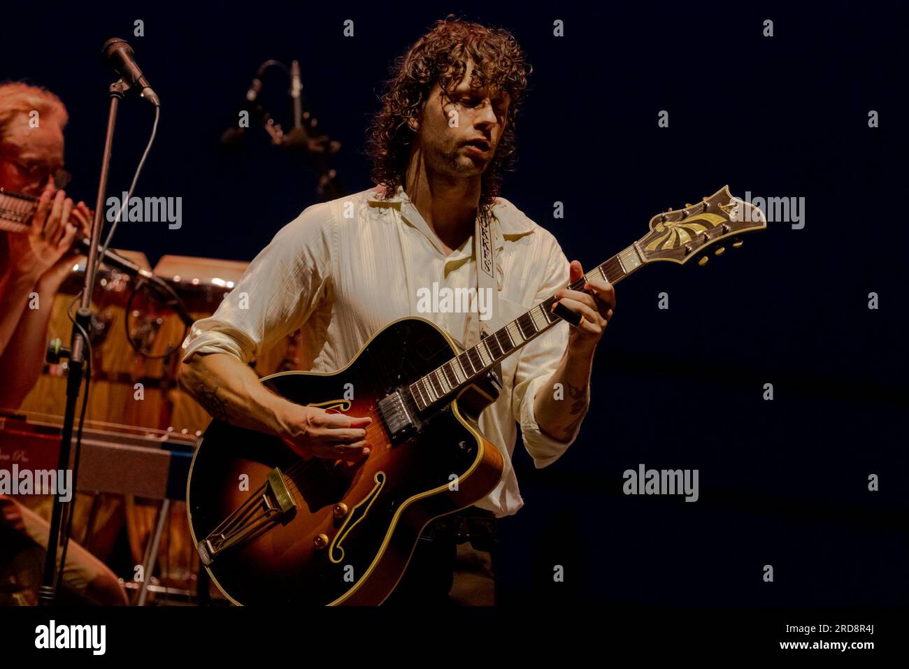 Gardone Riviera, Italy. 17th July, 2023. Rubin Pollock guitarist of ...