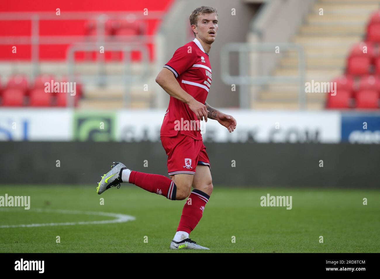 Riley McGree #8 of Middlesbrough during the Pre-season friendly match ...