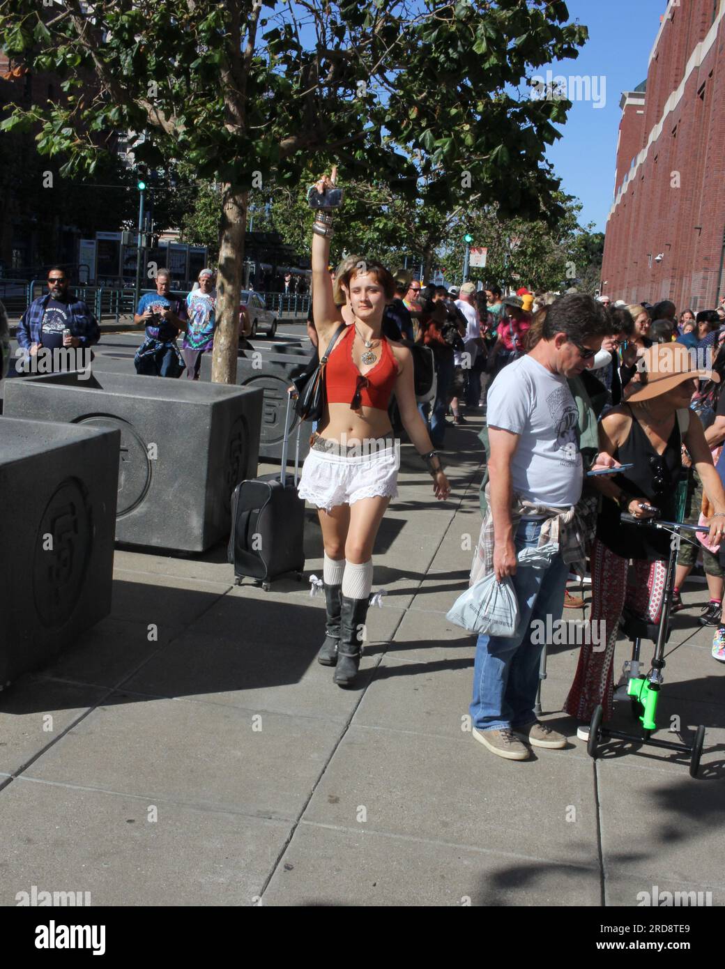 San Francisco, CA, USA. 14th July, 2023. Deadhead needs a ticket at ...