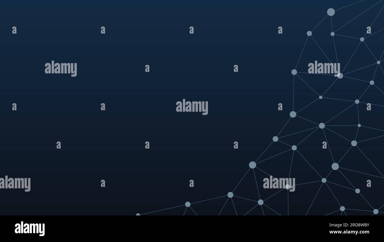 Plexus mesh geometric background. Dots connected by lines. Technology abstract dark background ...