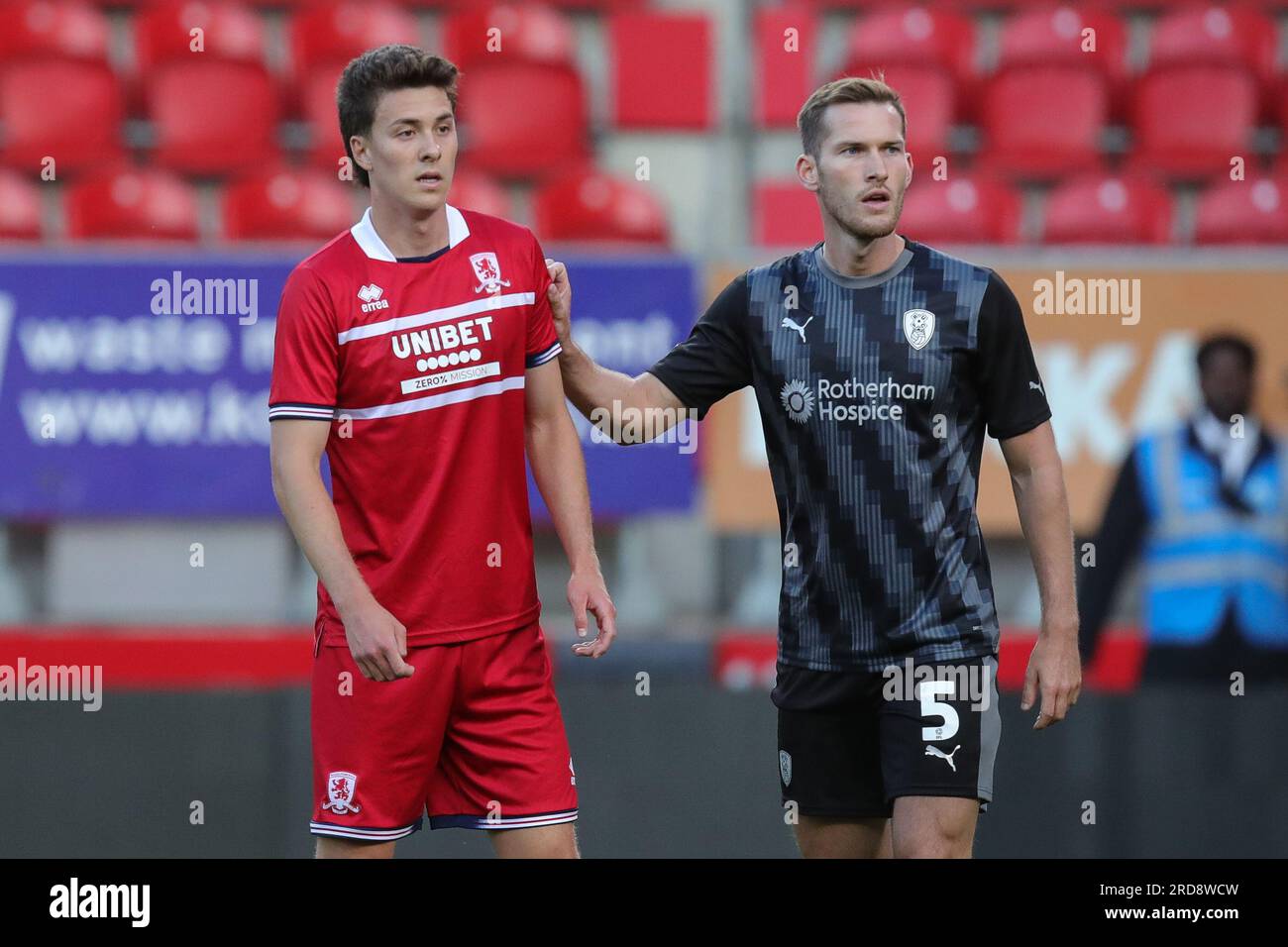 Matthew Hoppe #12 of Middlesbrough during the Pre-season friendly match ...