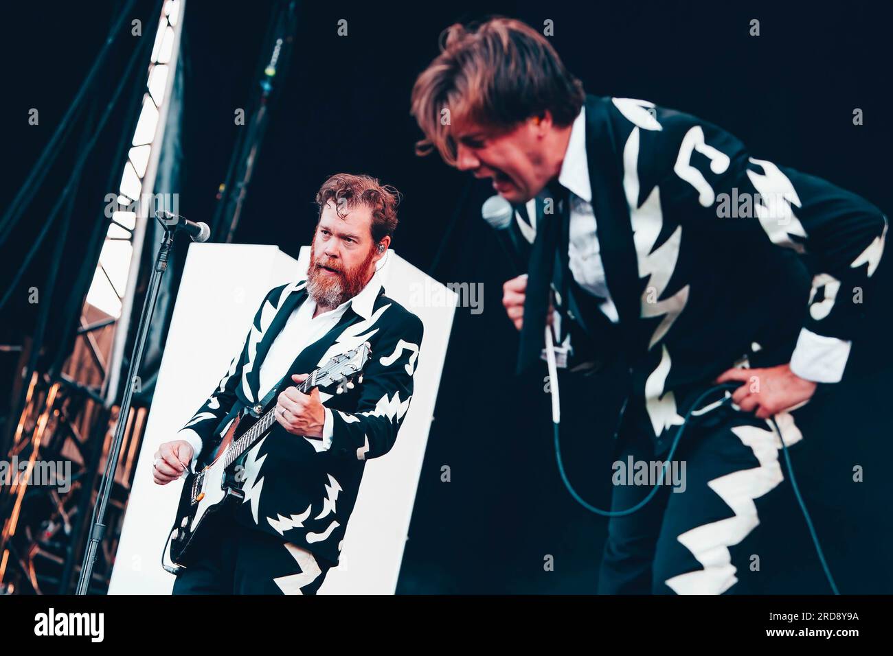 Rome, Italy. 16th July, 2023. Vigilante Carlstroem and Pelle Almqvist ...