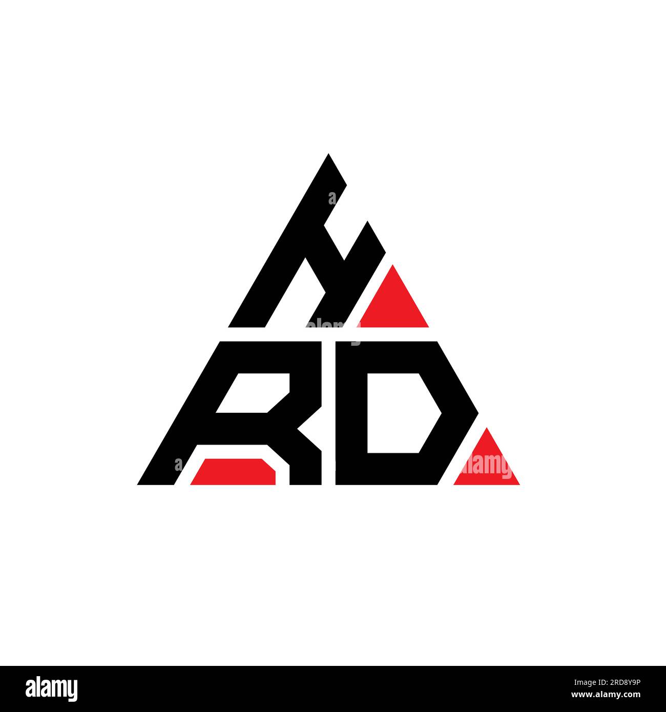 Hrd Triangle Letter Logo Design With Triangle Shape Hrd Triangle Logo Design Monogram Hrd