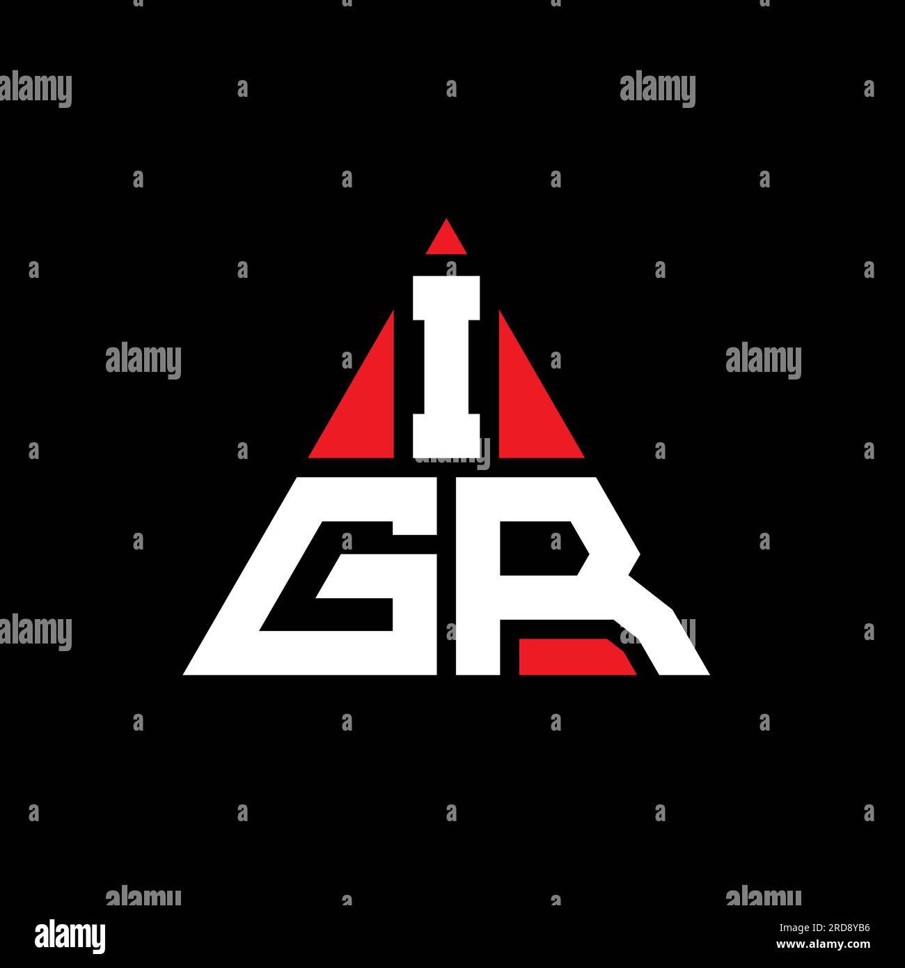 Igr logo design Stock Vector Images - Alamy