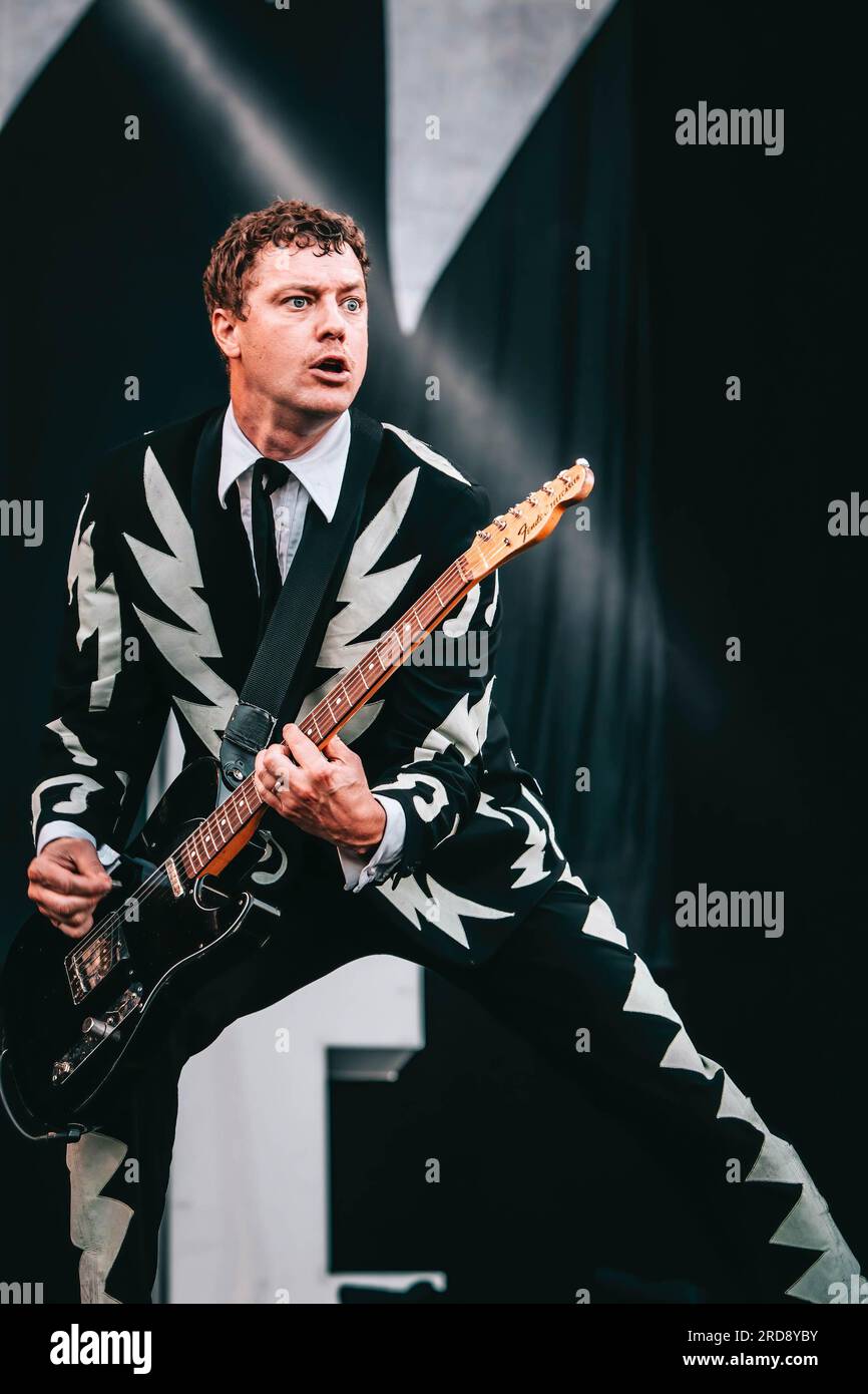 Rome, Italy. 16th July, 2023. Nicholaus Arson performs on stage with ...