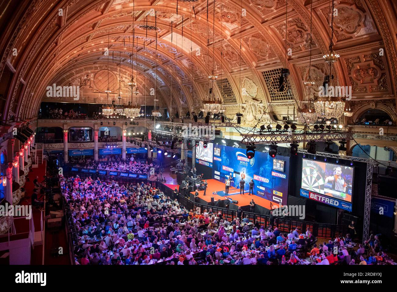 Blackpool fans watch the action hi-res stock photography and images - Alamy