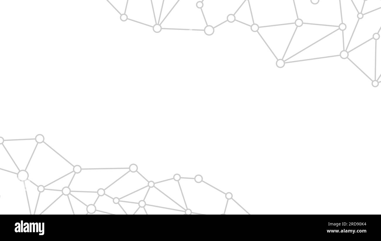 Science background. Plexus mesh geometric background. Colorful dots connected by lines ...