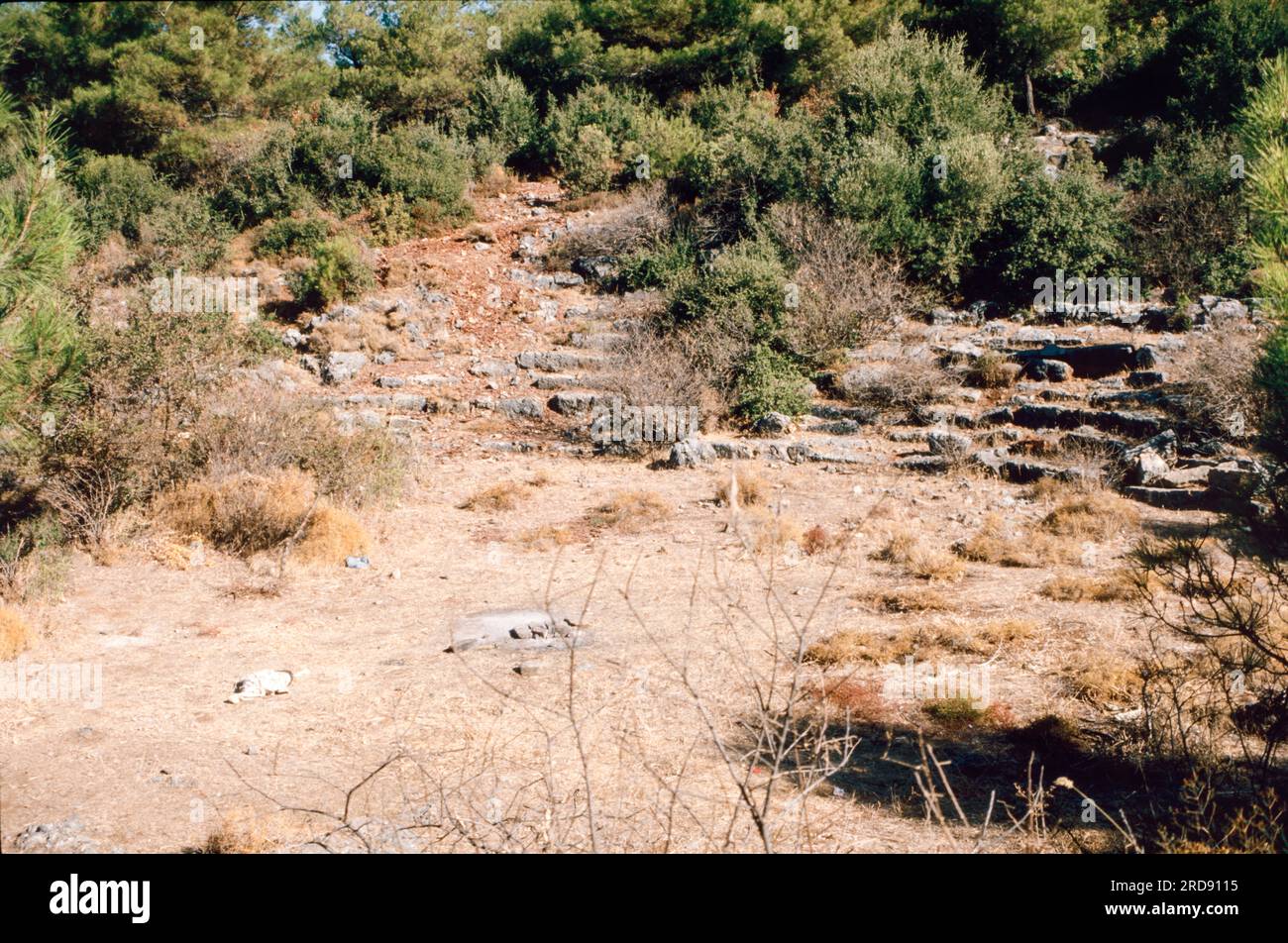 Remains of a Theatre in Panionium (Panionion) - ruins of Ionian ...