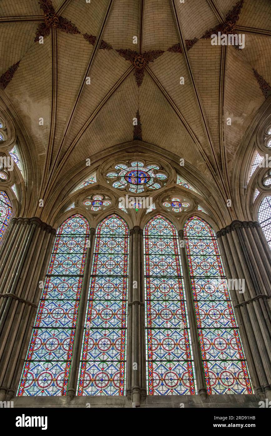 Chapter House at Salisbury Cathedral Stock Photo - Alamy