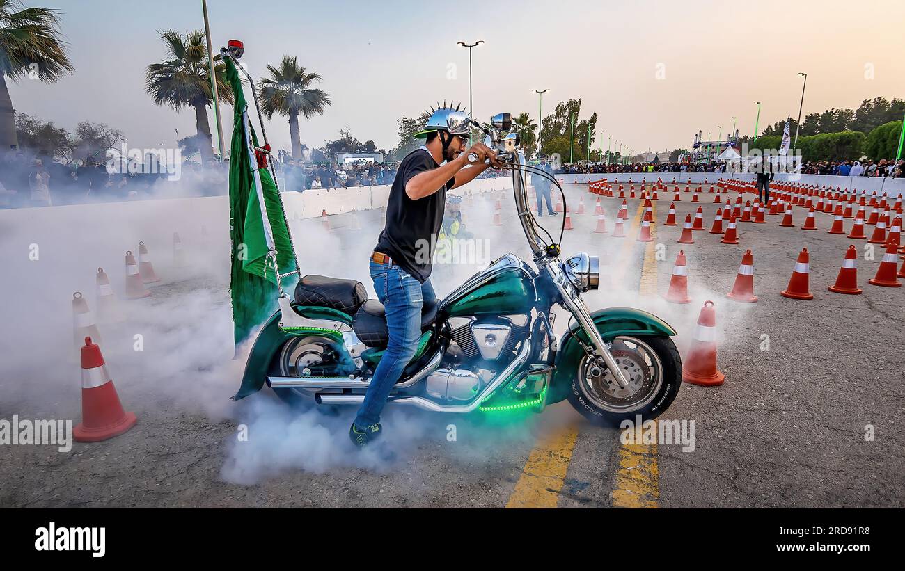 Motorbike show in Sharqiah Season-Saudi Arabia. Photo taken at Dammam ...
