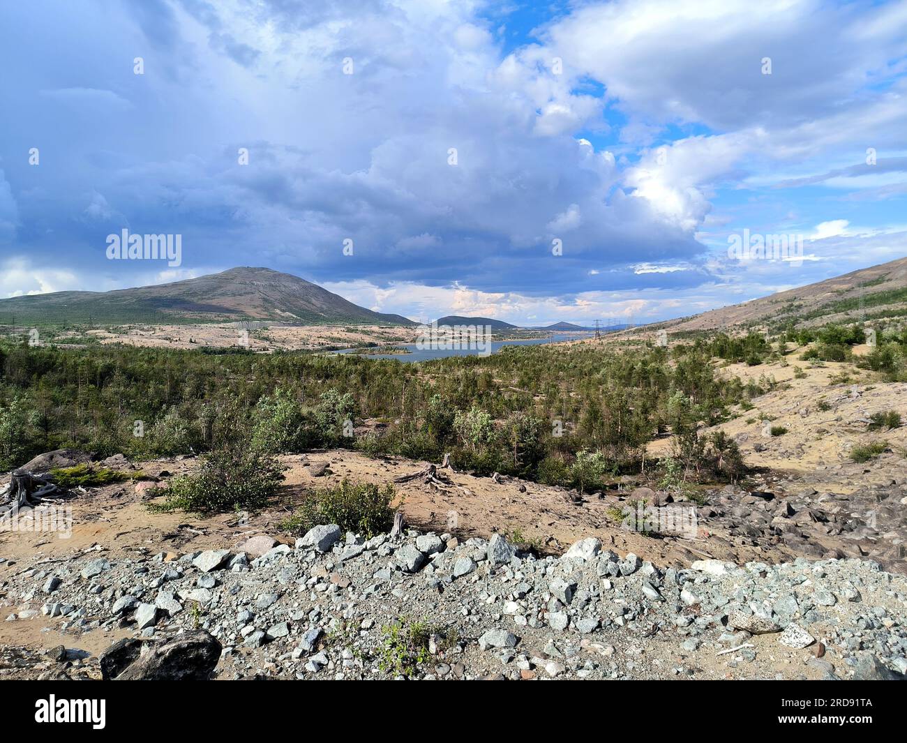 Russian Federation. Murmansk region. The Kola Peninsula. The region of ...