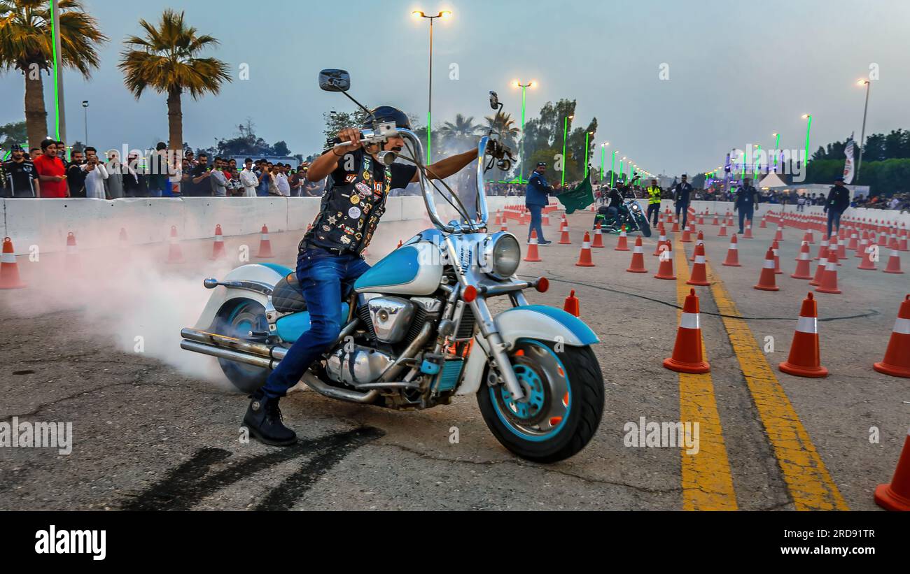Motorbike show in Sharqiah Season-Saudi Arabia. Photo taken at Dammam ...