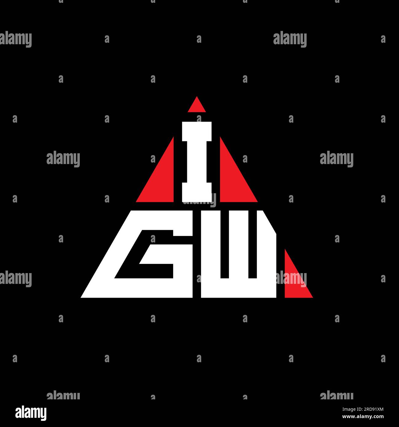Igw monogram Stock Vector Images - Alamy