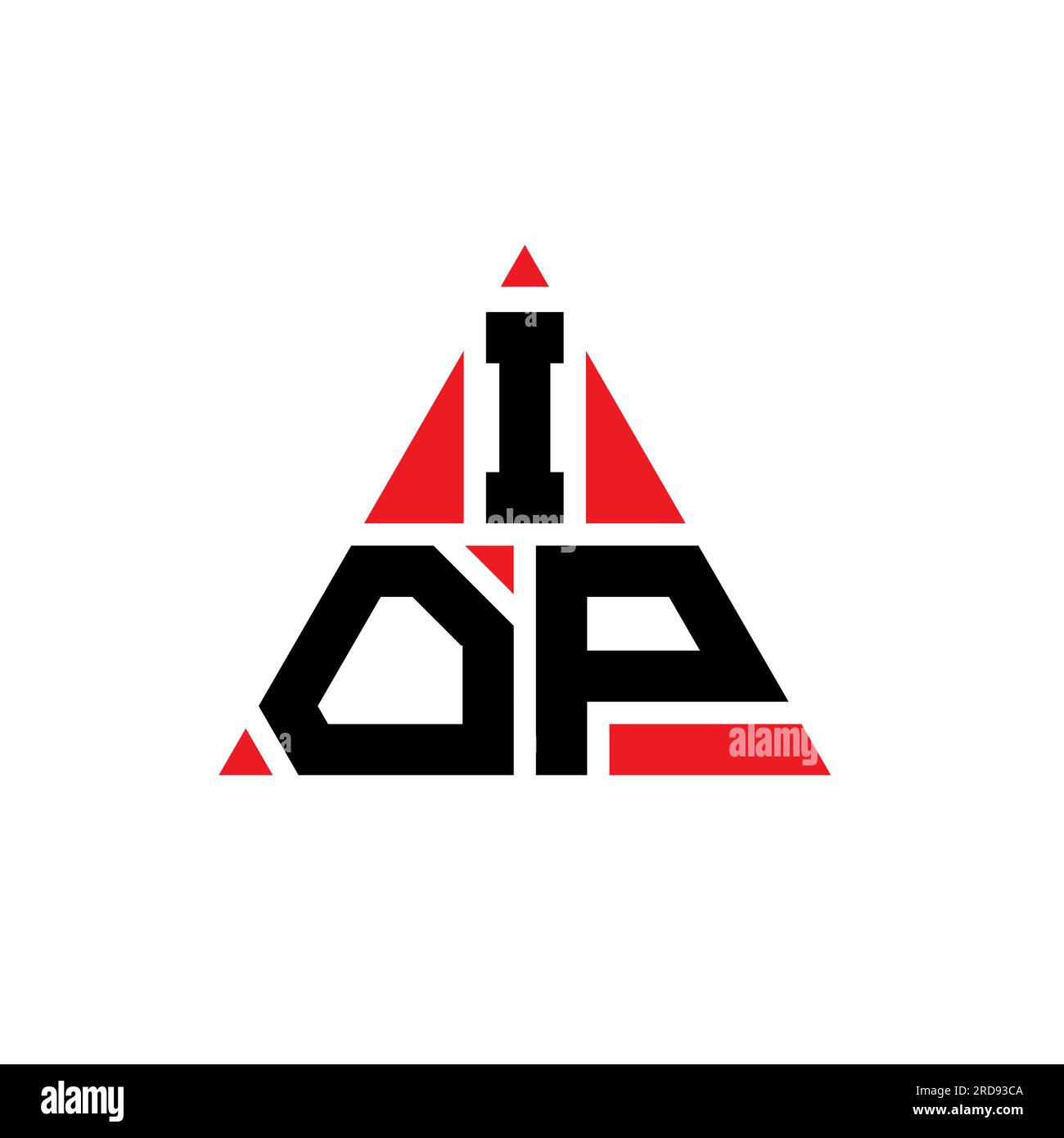 Iop Triangle Letter Logo Design With Triangle Shape Iop Triangle Logo Design Monogram Iop