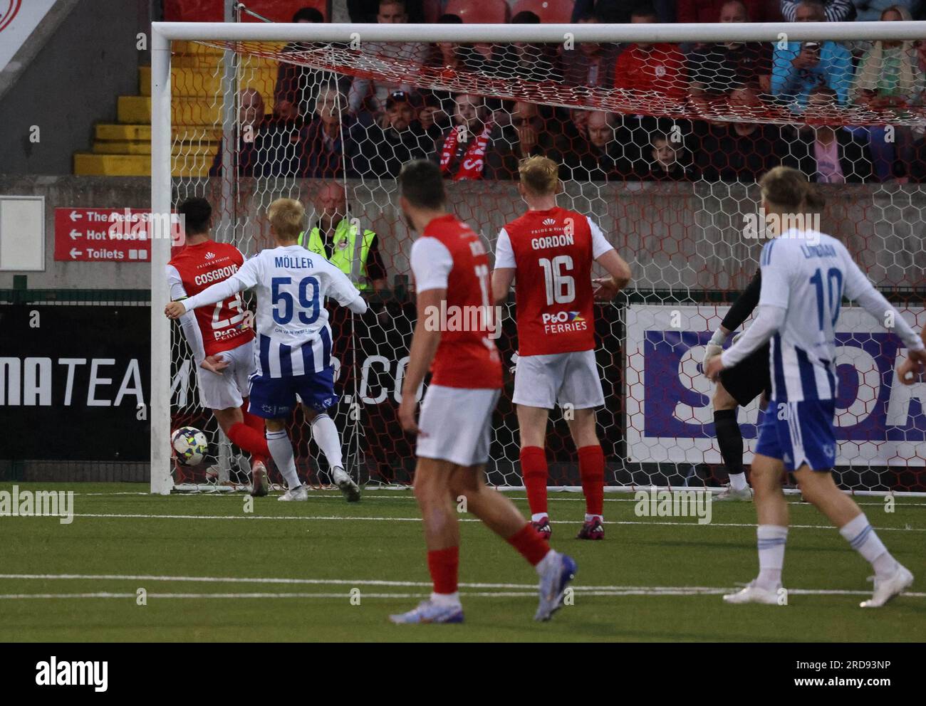 Larne european football 2023 hi-res stock photography and images - Alamy